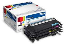 אריזת חסכון הכוללת 4 טונרים מקוריים שחור, כחול, אדום וצהוב Samsung CLP ...