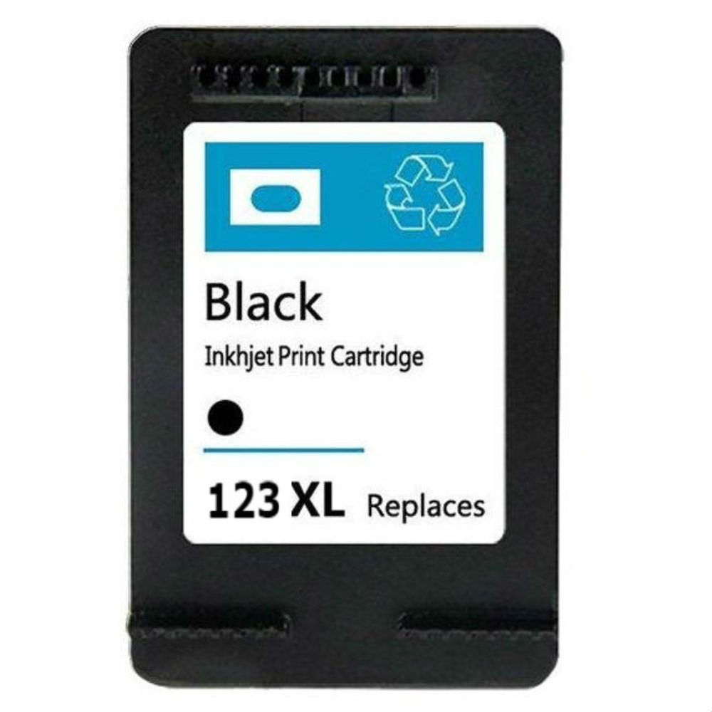 ראש דיו שחור תואם HP F6V19AE 123XL - דיופיקס