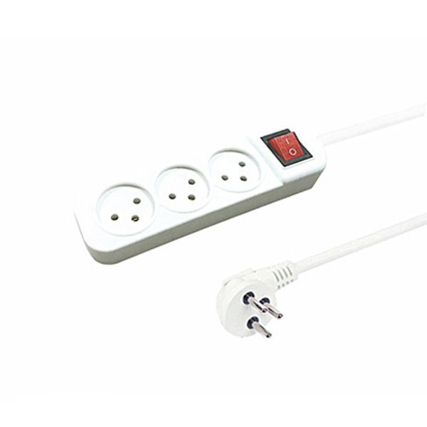 קנה עכשיו רב שקע 3 שקעים Gold Line MP-313 כולל מפסק באורך 3 מטר - דיופיקס